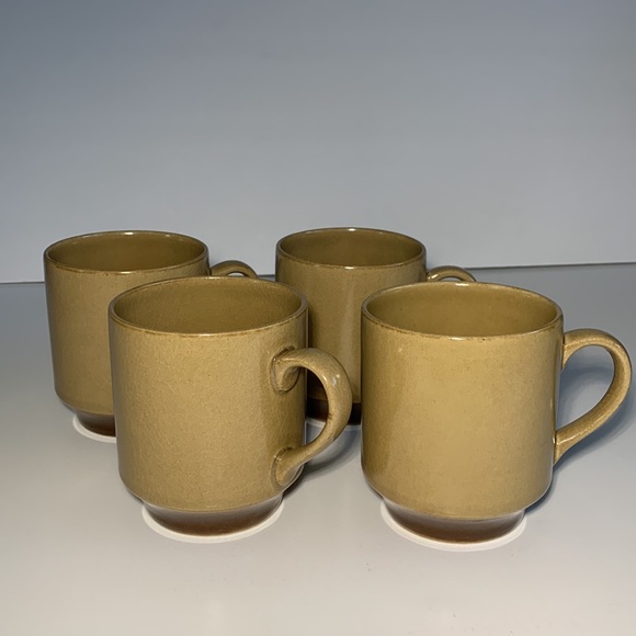 Hearthside | Dining | Hearthside Stoneware Mugs Japan Set Of 4 8oz Tan ...